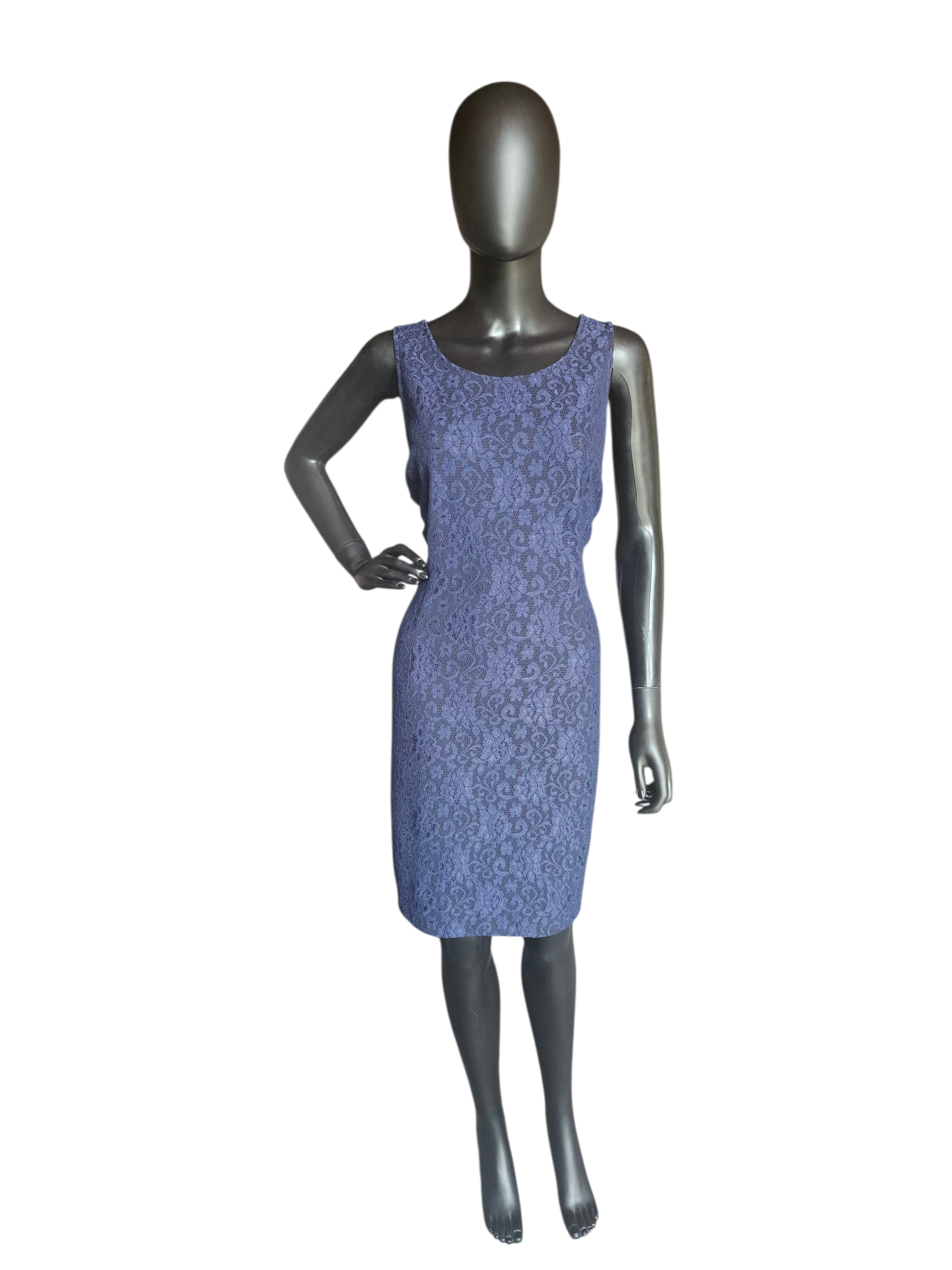 Black/Blue Lace Stretch Sheath NWT - Jennifer Lopez – Arabella Bridal